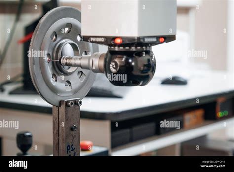 Precision Measurement Of Industrial Part Using Advanced Cmm Technology For Quality Control And