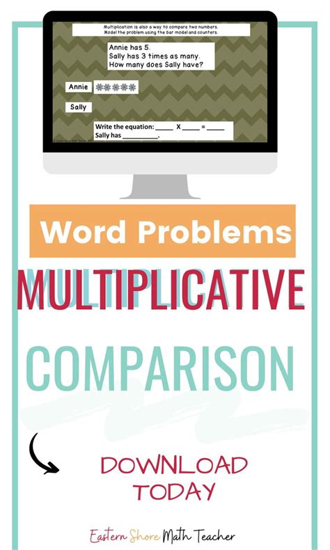 Multiplicative Comparison Word Problems Word Problems Solving Word Problems Math Word Problems
