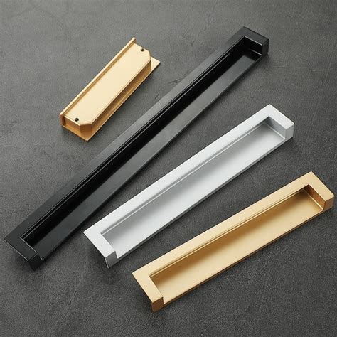 Flush Mounted Cabinet Handles Etsy