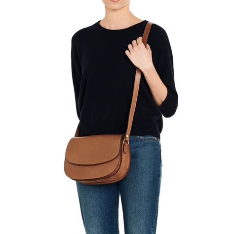 Il Bisonte Womens Salina Crossbody Bag Chocolate Thistle Hill