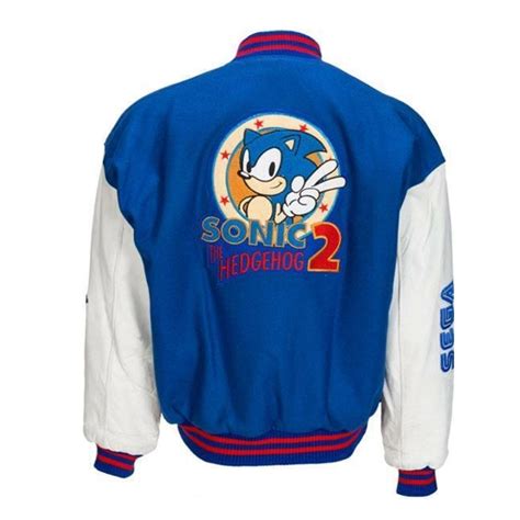 Sonic The Hedgehog Varsity Jacket Jacketstown