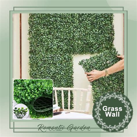 Artificial Grass Mat 40×60cm Artificial Plant Foliage Hedge Grass Mat