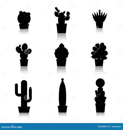 Cactus Silhouette Clip Art