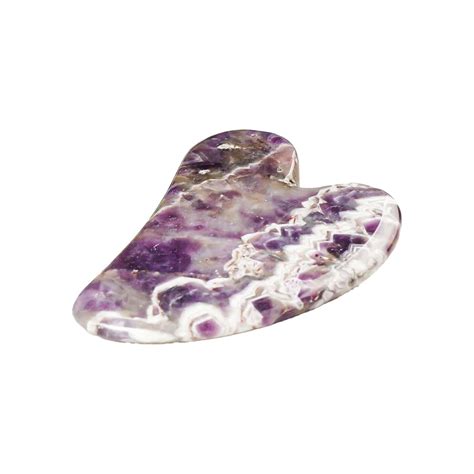 Mitr Mitr Luonnollinen Ametisti Gua Sha Kivihierontalaite 45 G 1 58oz Osta Verkosta Grand