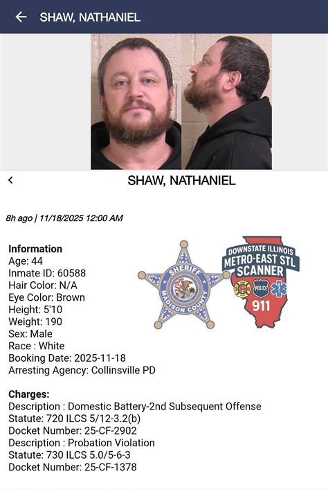 Dow Downstate Illinois Metro East Stl Scanner 911 Dimecom