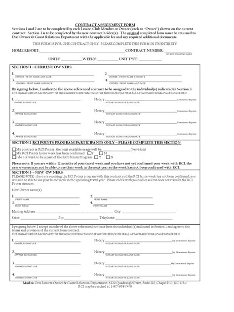 Contract Assignment Form 3 Free Templates In Pdf Word Excel Download