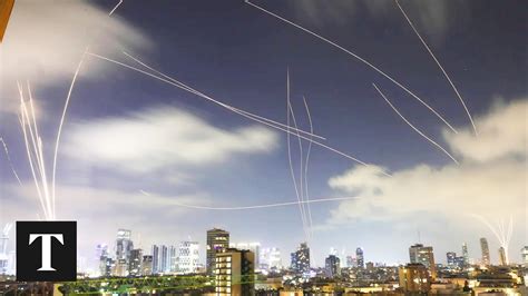 Live Iranian Missiles Hit Tel Aviv On Sixth Day Of Conflict Youtube