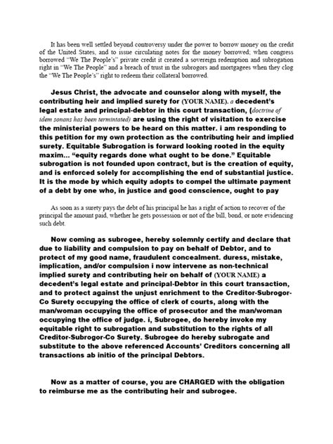 Subrogation Coaching Pdf Subrogation Private Law