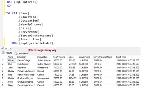 Instead Of Insert Triggers In Sql Server Example