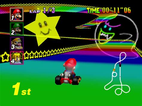 Rainbow Road Mario Kart 64 Theme Super Mario Wiki The Mario