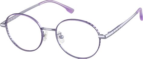 Purple Round Glasses 3230417 Zenni Optical Canada
