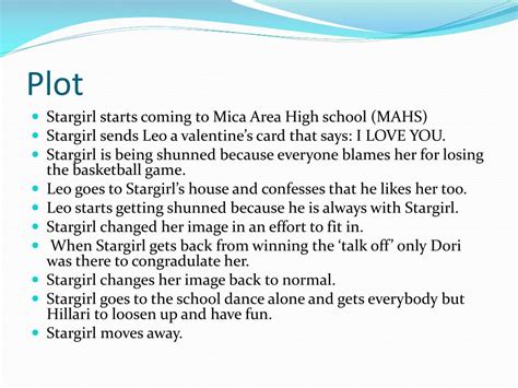 Ppt Stargirl Powerpoint Presentation Free Download Id2169110