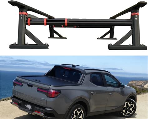 Rokiotoex Truck Bed Rack For 2022 2026 Hyundai Santa Cruz