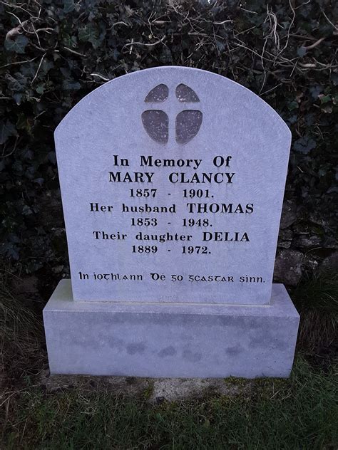 Thomas Clancy 1853 1948 Monumento Find A Grave