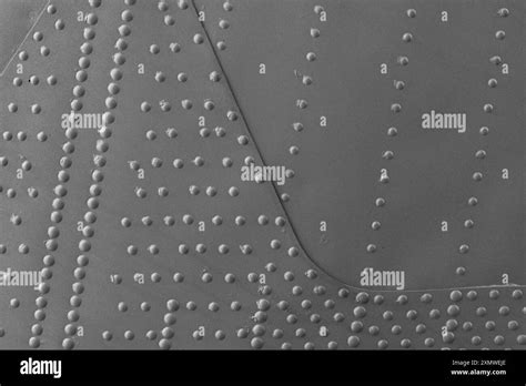 Abstract Metal Background With Rivet Patterns Metal Cladding Surface