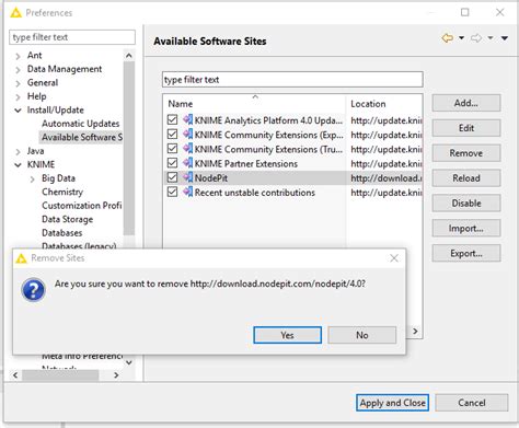nodepit bug did my knime die knime analytics platform knime