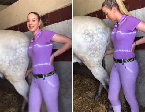 【ﾋﾞｸﾋﾞｸ】馬を射精させる担当のお姉さん、エッチすぎると話題に（動画あり） ポッカキットポッカキット