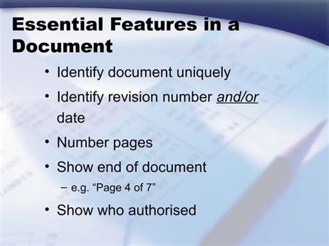 Document And Data Control Ppt Operating Systems Computer Software
