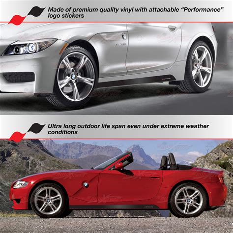 Performance Side Skirt Decals Racing Stripes 3d Carbon Pattern Finish Vinyl Stickers Designed