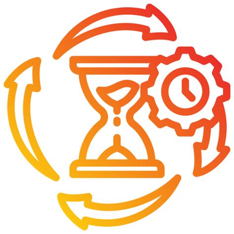 Processing Generic Gradient Outline Icon Processing Generic Gradient Outline Icon