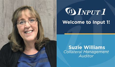 Input 1 On Linkedin We Are Excited To Announce The Return Of Suzie Williams To Input 1 After