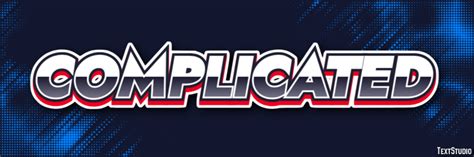 Complicated Text Effect And Logo Design Word