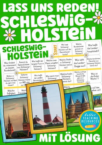 Schleswig Holsteinlass Uns Reden Spiel Sachunterricht Geografie