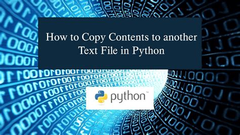 How To Copy Contents To Another Text File In Python Sourcecodester