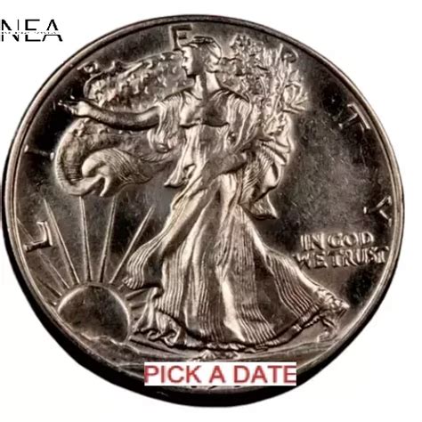 Walking Liberty Half Dollars North East Auction