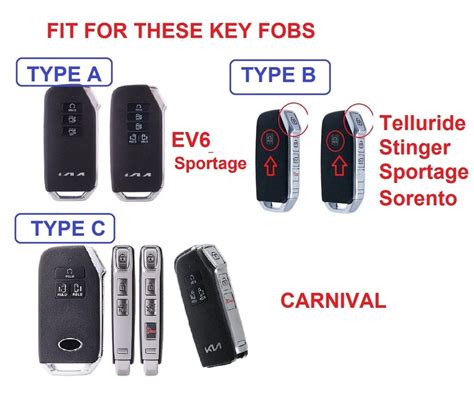 Kia Sportage EV6 Sorento 2022 2023 Leather Key Fob Cover Case - Etsy