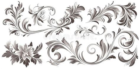 Filigree Tattoo Pattern