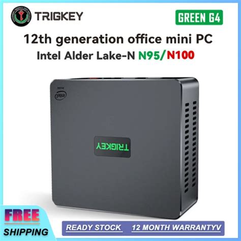 TRIGKEY MINI PC Intel N100 DDR4 16G 512G SSD Windows 11 WIFI6 BT5 2 USB3 2 Desktop Office