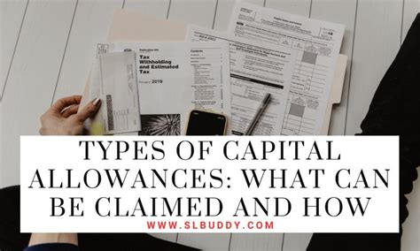 Types Of Capital Allowances What Can Be Claimed And How