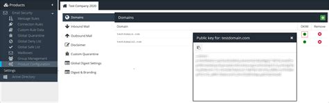 Configure Outbound DKIM