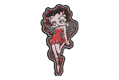 Betty Boop Devil Embroidery Design Embroidery N Sewing