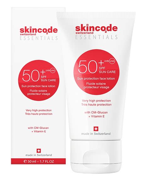 Skincode Essentials Sun Protection Face Lotion Spf 50 Ingredients