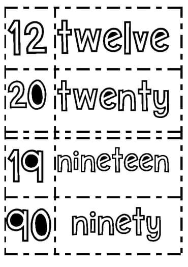 Numbers In Words By Merve Atabay Tpt
