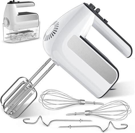 5 Speed Electric Hand Mixer 800w Handheld Mixer With Turbo