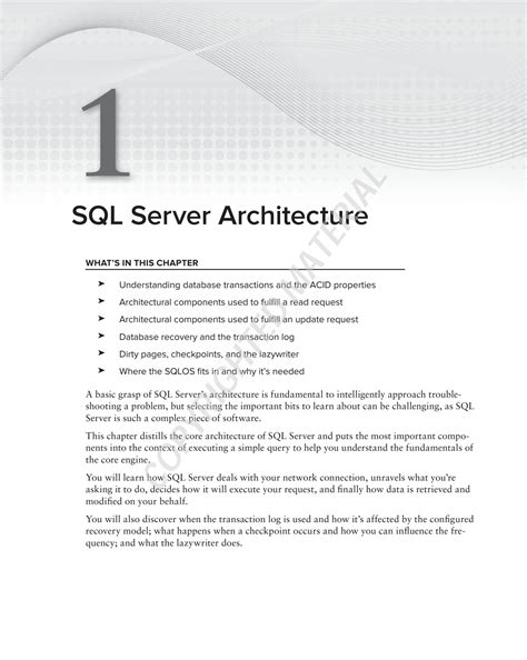 Solution Sql Server Architecture Studypool