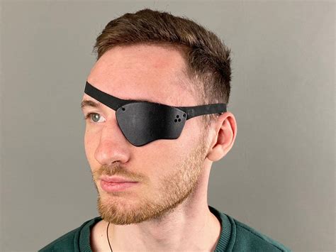 Leather Eye Patch Eye Patch Man Eye Patch Woman Eye Etsy
