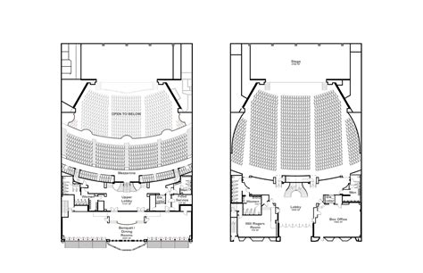 Theater Set Design Of Floor Plans