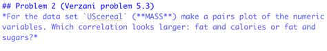 Problem 2 Verzani Problem 5 3 For The Data