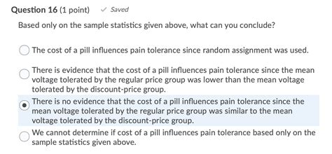 Solved Question Point Saved Researchers Randomly Chegg