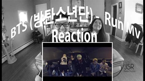 Bts 방탄소년단 Run Mv Reaction Youtube