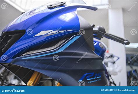 Motorcycles In The Showroom Yamaha Shop Yamaha R15 V4 Motorcycle