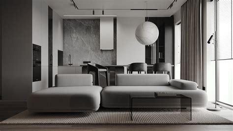 Project Pushkinskaya Interior Visualization Behance