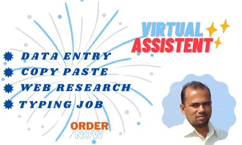 Do Your Virtual Assistant For Data Entry Web Research Copy Paste By Dider1975 Fiverr