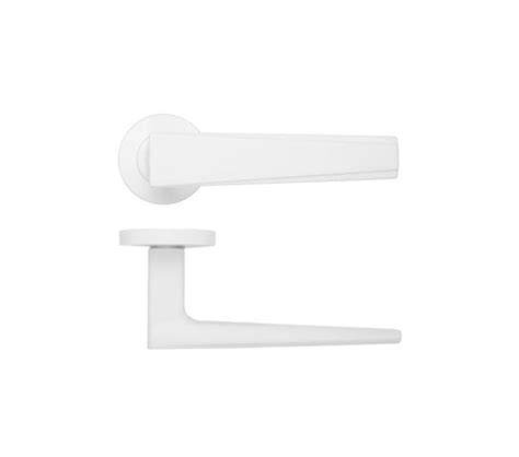Rosso Maniglie Rm150pcwveloce Lever On Rose Powder Coated White