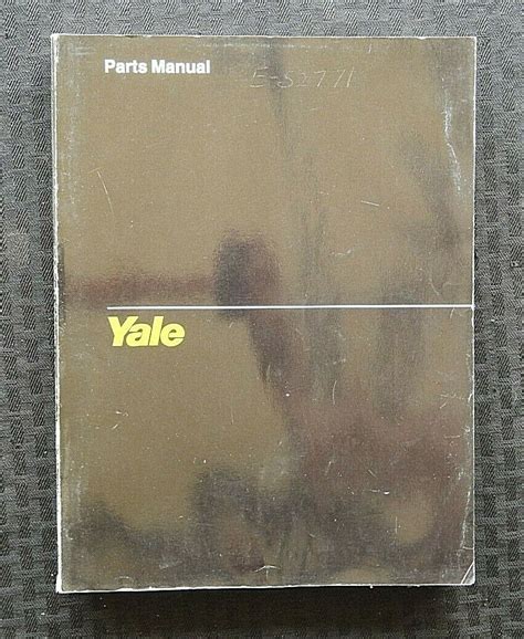 Yale Glc030 Forklift Parts Catalog Manual