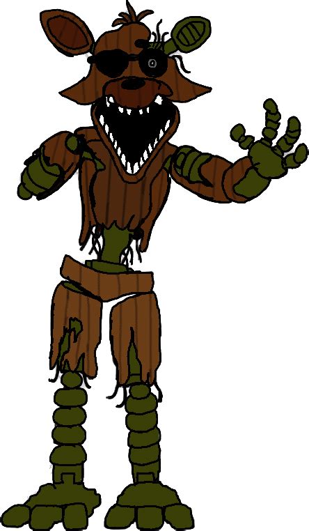 Phantom Foxy The Pirate Fox Cartoon By The3na On Deviantart